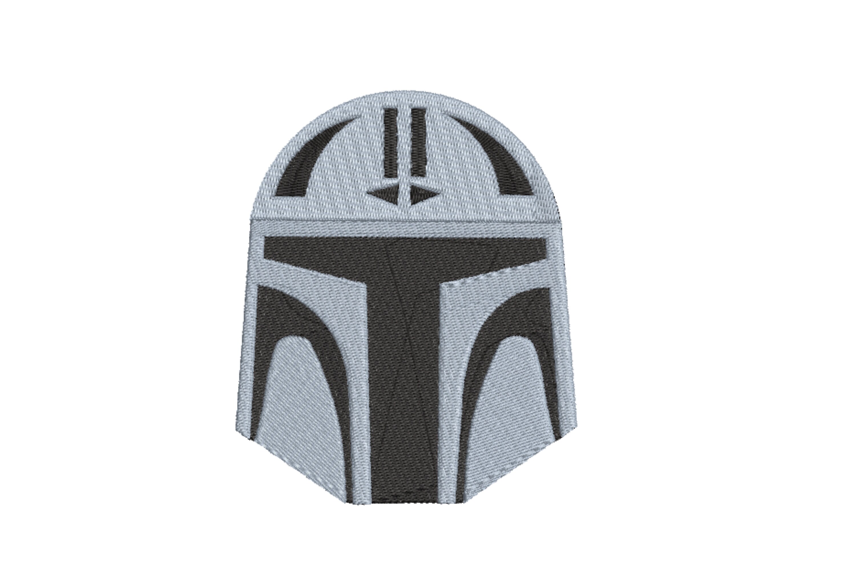 Mando Embroidery Design Mandalorian Digitized File Embroidery - Etsy