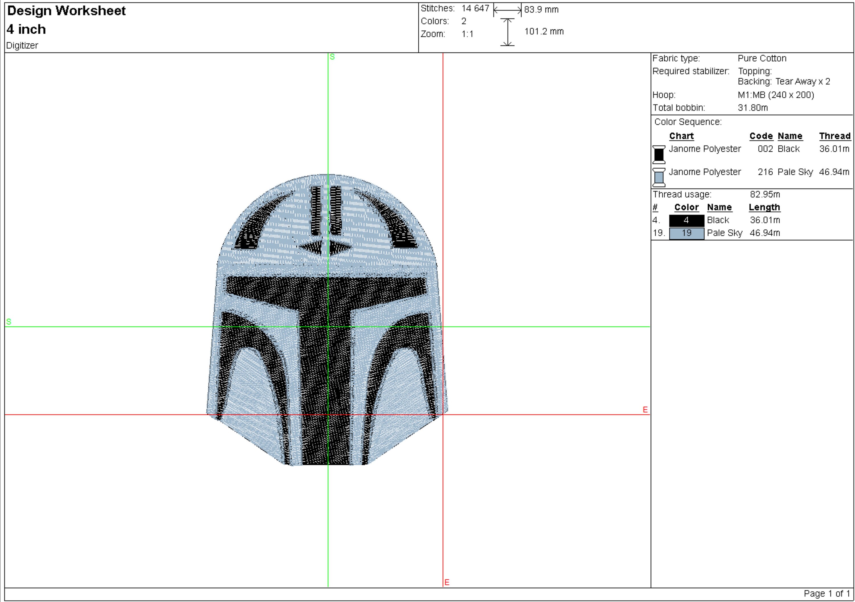 Mando Embroidery Design Mandalorian Digitized File Embroidery - Etsy