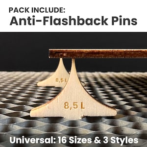 Laser Honeycomb Bed Pin + Size Test Tool, Laser Anti-flashback Hold ...