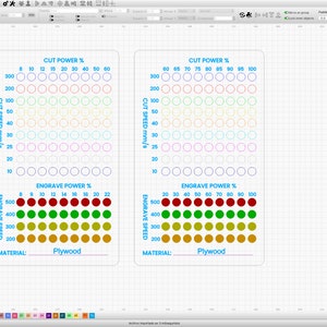 Laser Test Files + Box Organizer | Material Test V2 + Storage Box ...