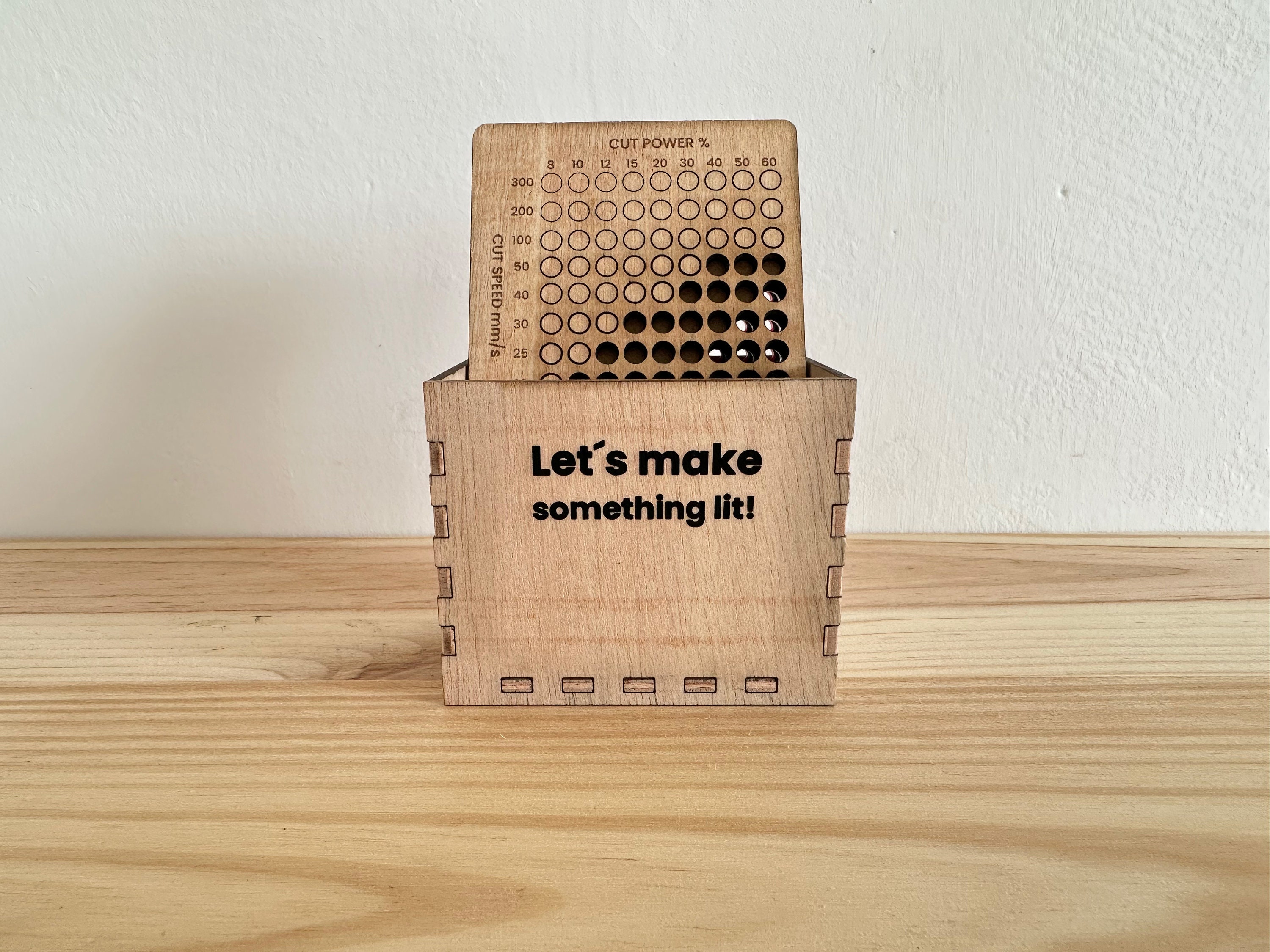 Laser Test Files Box Organizer Material Test Storage Box - Etsy Australia