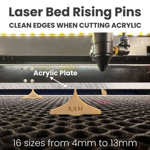 Laser Tools Kit Bundle Pack, Laser Bed Pins, Flexible Laser Patterns ...