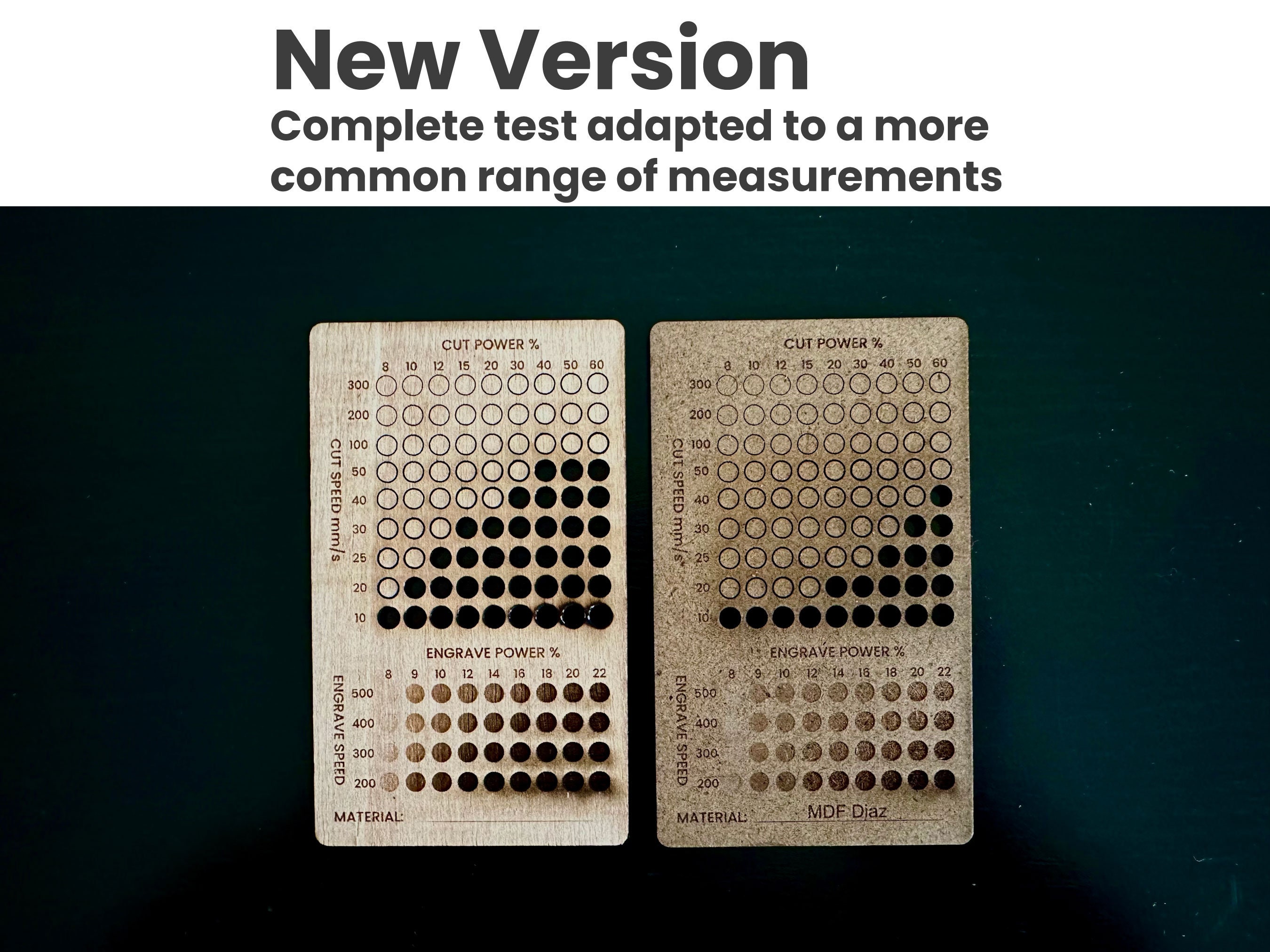 Laser Test Files Box Organizer Material Test Storage Box - Etsy Australia