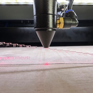 Laser Ramp Test + Rulers Files, Laser Focus Test, Laser Focal Gauge ...