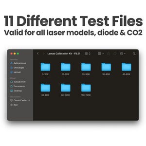 Laser Calibration Pack, Lightburn Laser Test Files, Laser Engraving ...