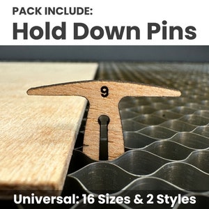 Laser Honeycomb Bed Pin + Size Test Tool, Laser Anti-flashback Hold ...