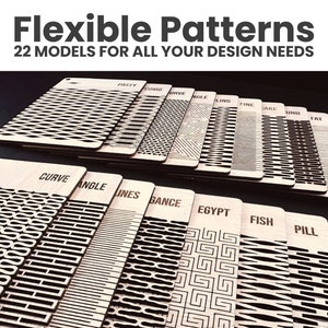 Laser Tools Kit Bundle Pack, Laser Bed Pins, Flexible Laser Patterns ...