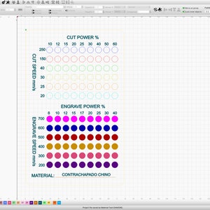 Laser Test Files | Material Test Card Lightburn | Cut & Engrave Test ...