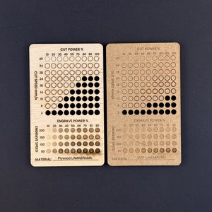 Xtool Test Files, Xtool Material Test, Xtool Creative Space Laser Test ...