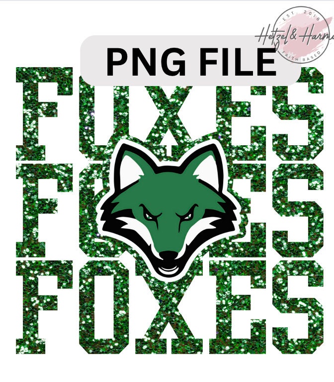 FOX PNG Glitter - Etsy
