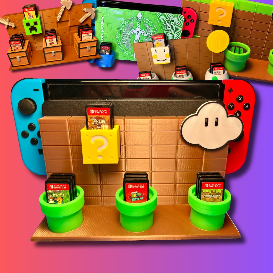 Nintendo Switch 2 Docking Station Holder – up to 12 Slots for Switch ...