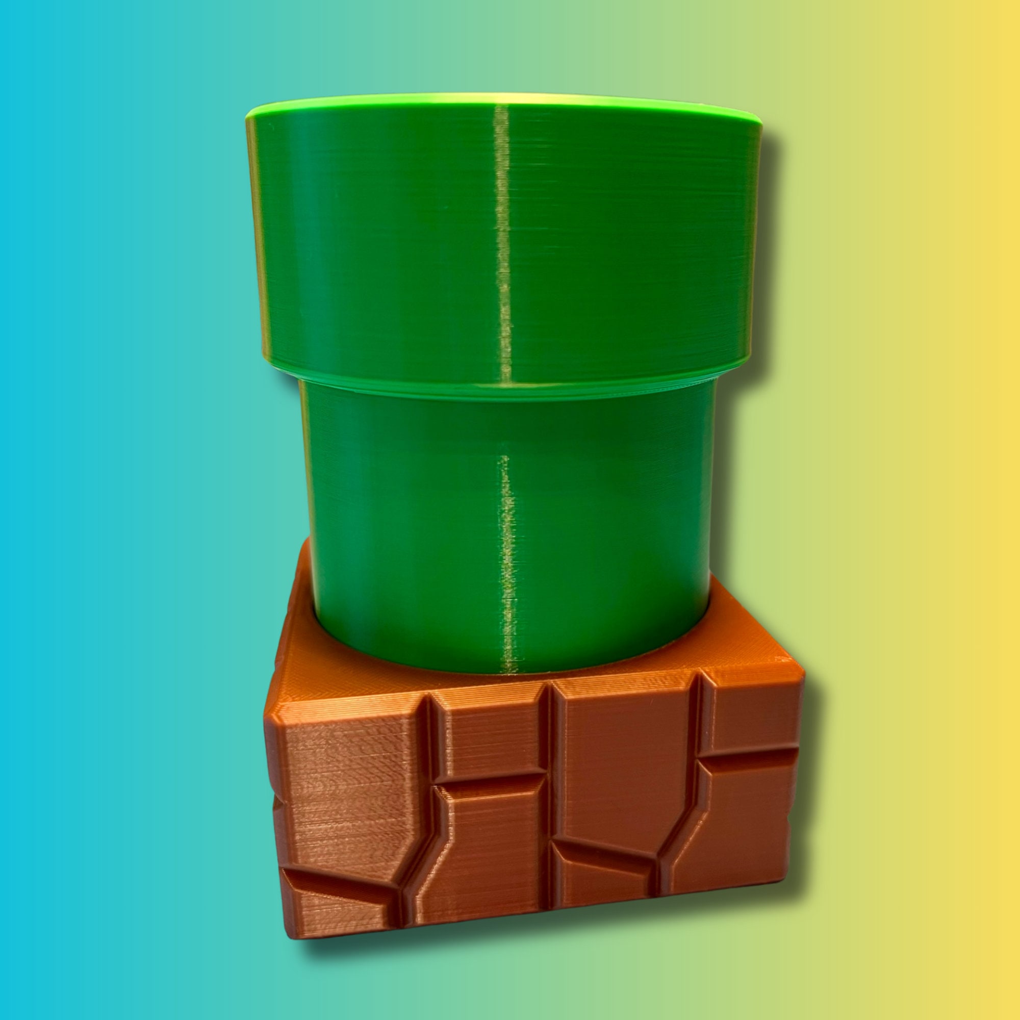 Super Mario Warp Pipe as a Pen Holder! Bring the Fun of the Game to ...