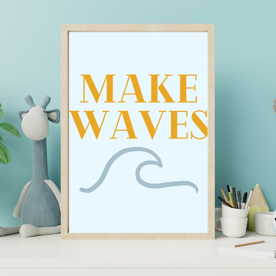 Boho Surf Gallery Wall Art, Set of 6 Prints, Surf Bedroom Wall Decor ...