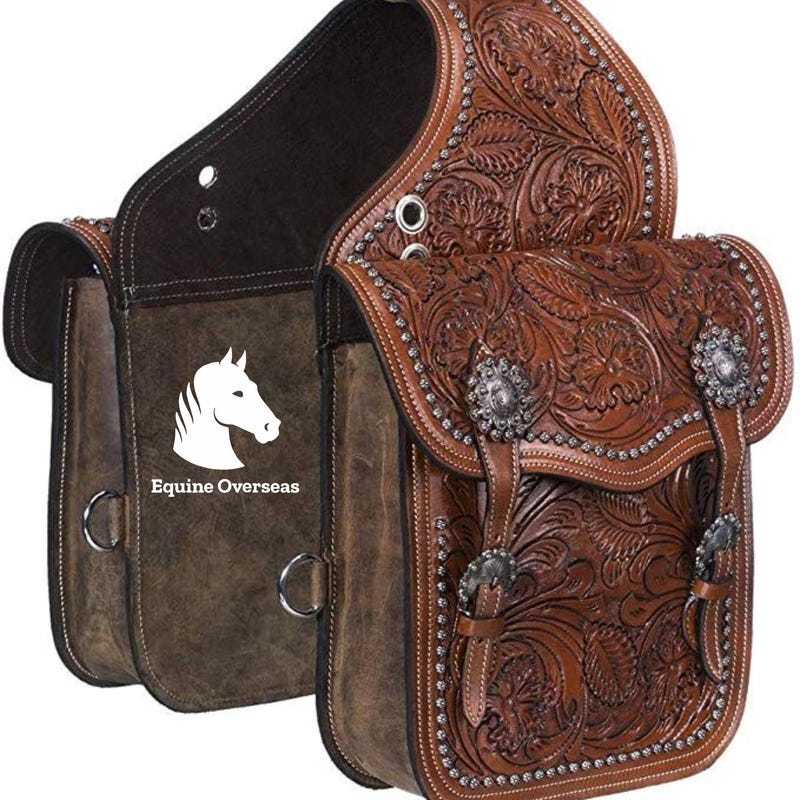 Western Equine Saddle Bag - Etsy