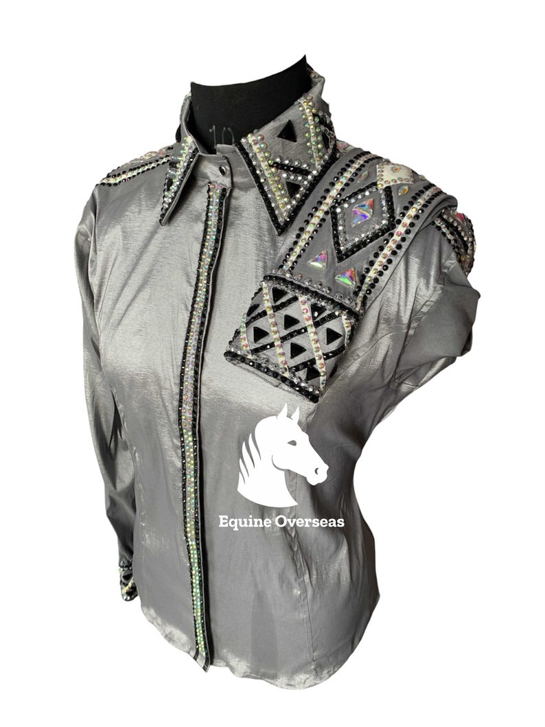 Western Showmanship Horsemanship Pleasure Show Shirt With All Glasses ...