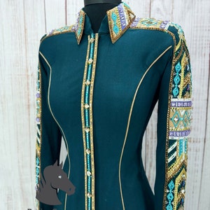 Western Showmanship Horsemanship Pleasure Show Shirt With All Glasses ...