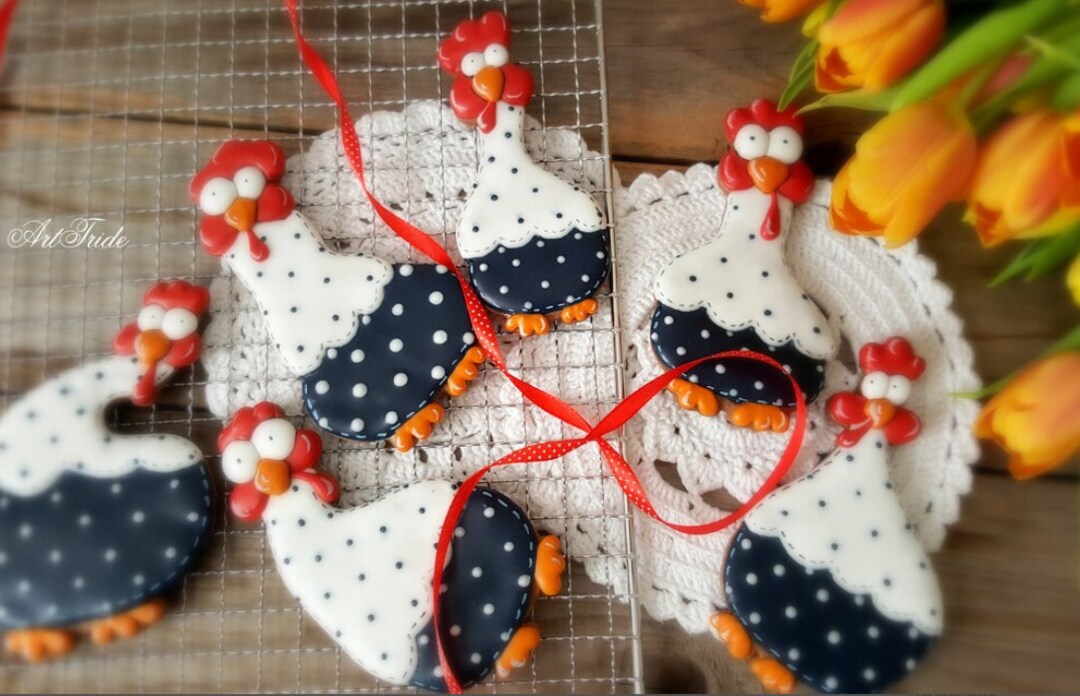 Stl Download of the Hen Cookie Cutter Set 6 Files - Etsy