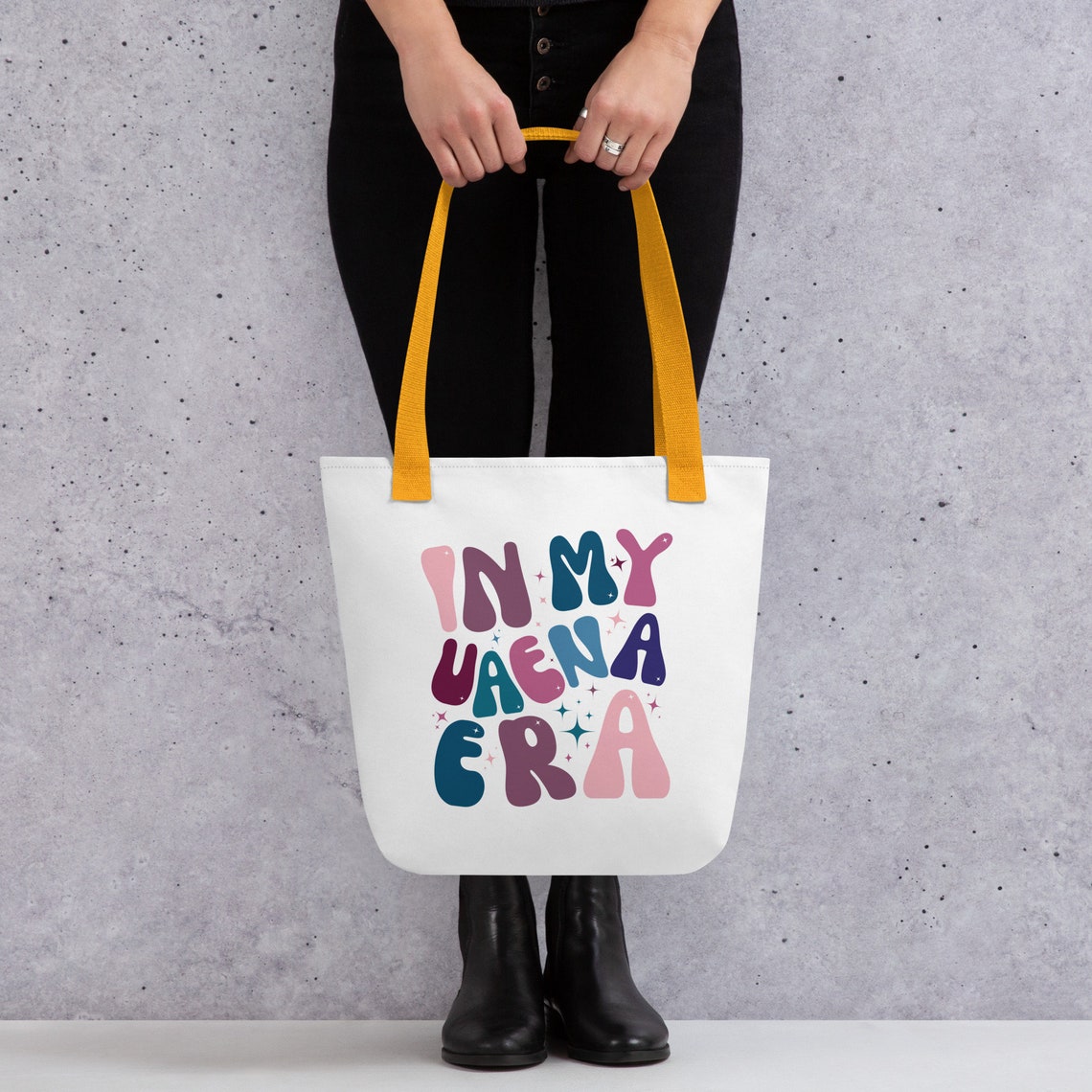 In My Uaena Era bold Pastel Color Palette Tote Bag IU H.E.R. World Tour ...