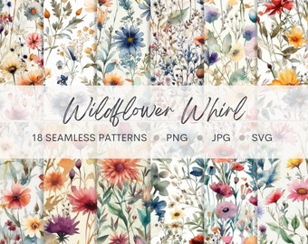 Wildflower Svg Wildflower Svg Bundle Wildflower Png - Etsy