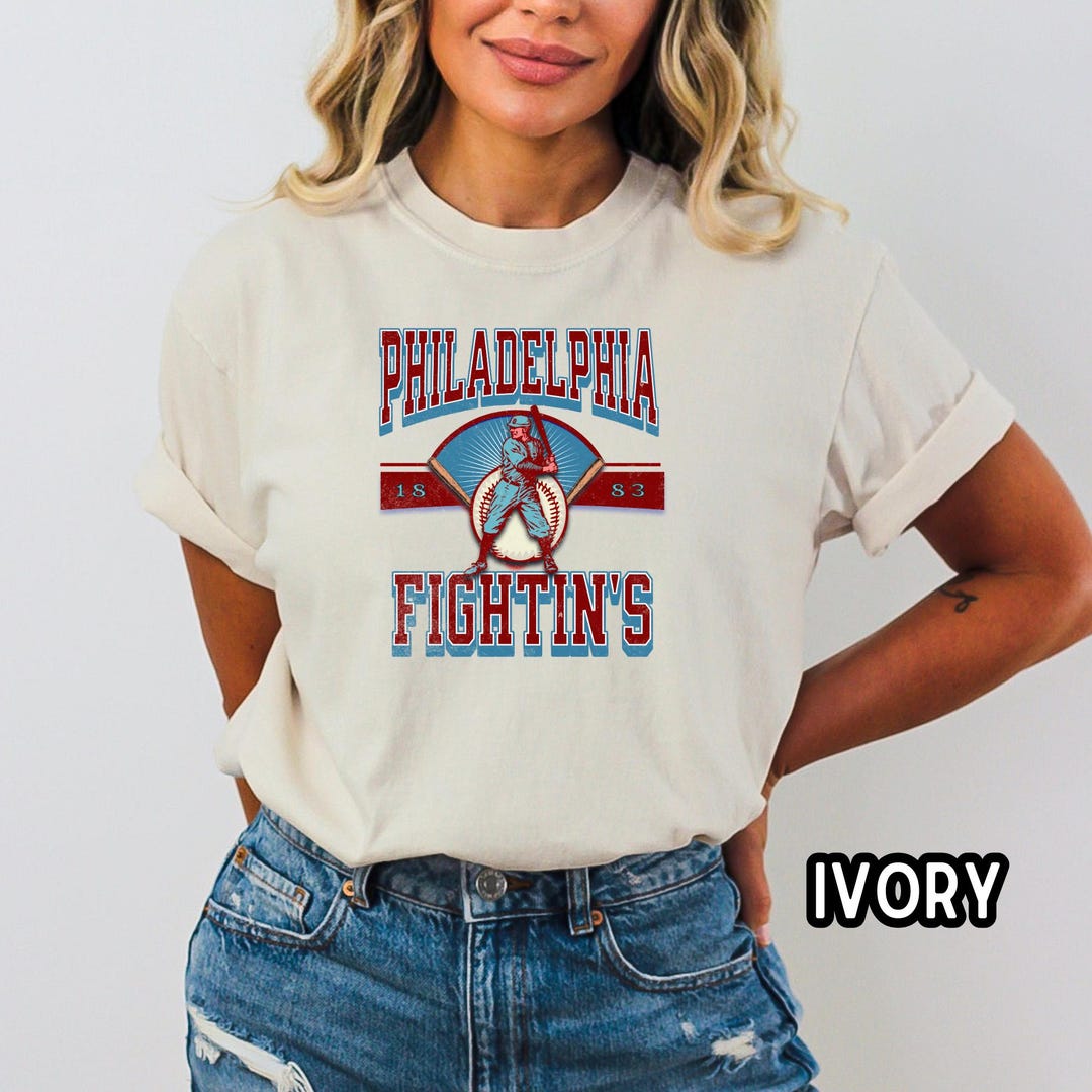 Philadelphia Fightin Phils T-shirt: Vintage Distressed Comfort Colors ...
