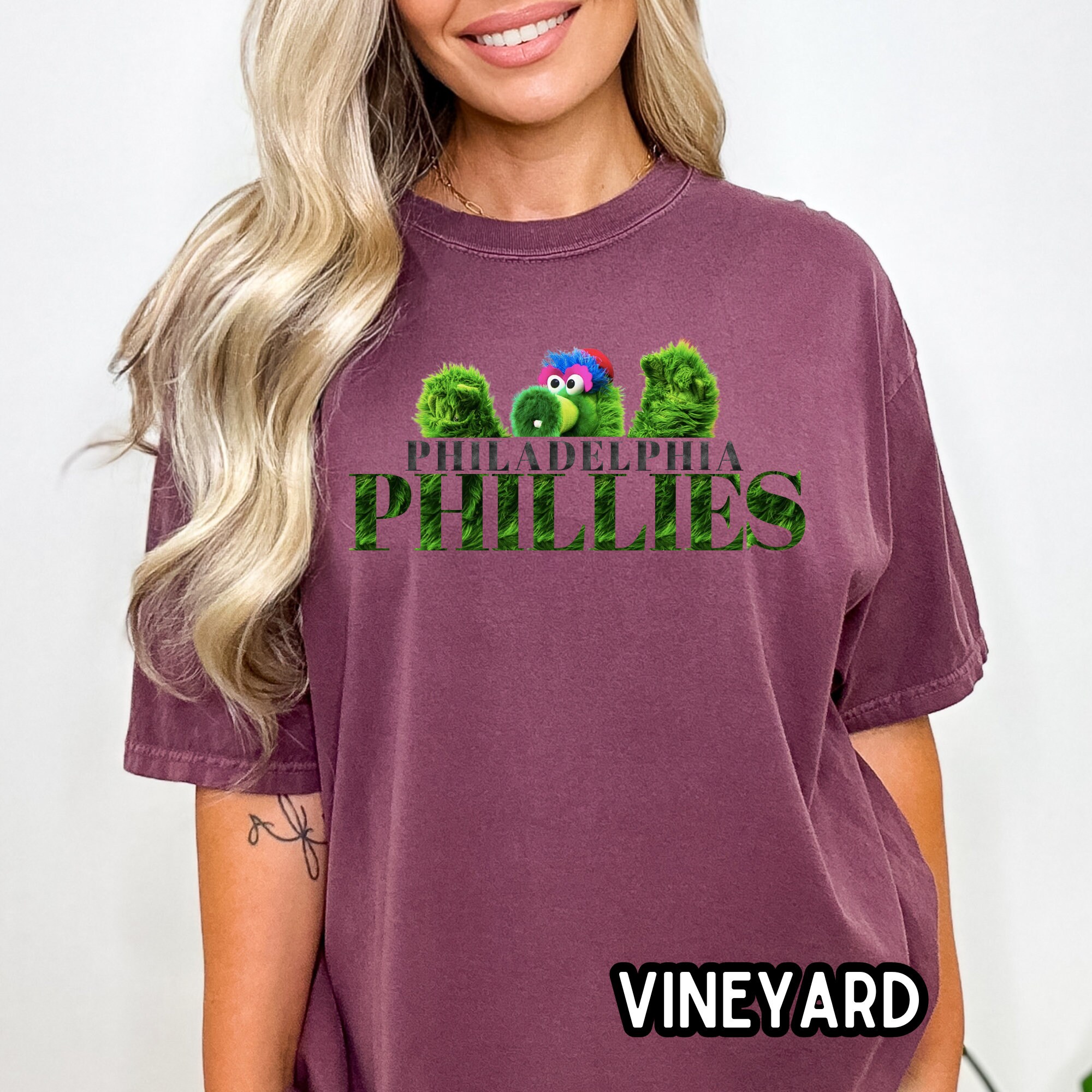 Philadelphia Phillies Phanatic Baseball Vintage Retro Throwback Comfort ...