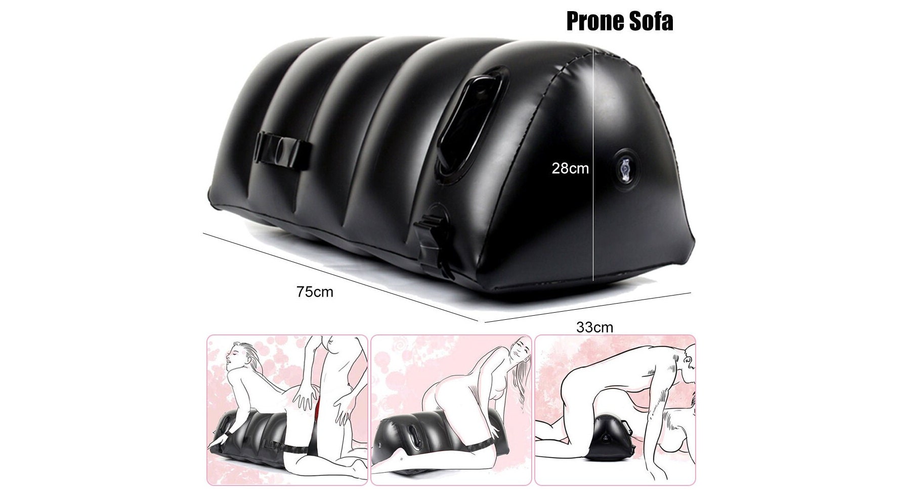 Inflatable Prone Sex Cushion Multi Position Prone Cushion Bdsm Sex