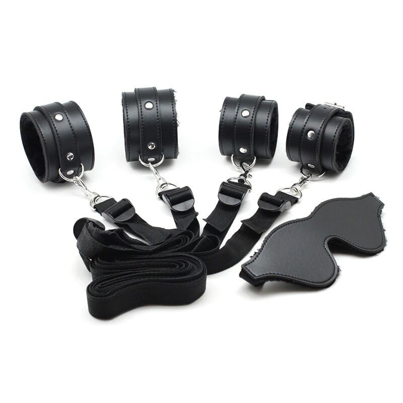 Bed Restraint Set Under Mattress BDSM Restraint BDSM Set - Etsy UK