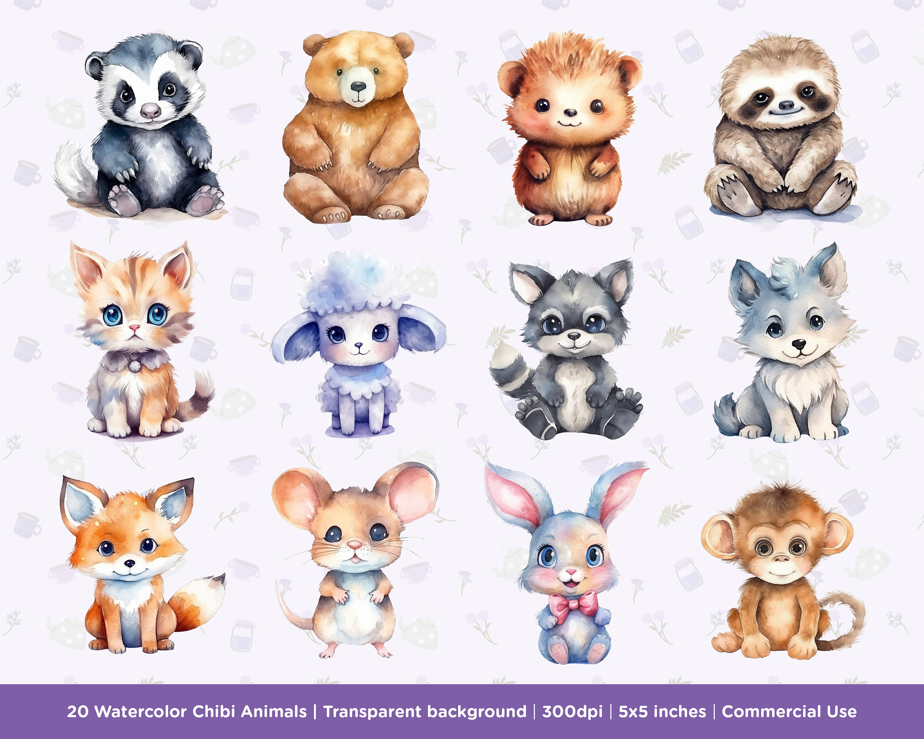 Cute Chibi Animals