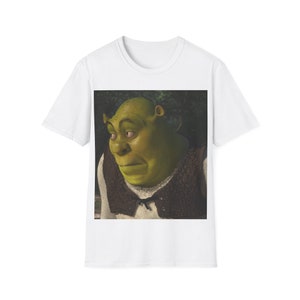 Shrek Face Meme T-shirt - Etsy UK