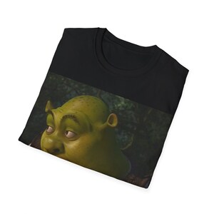 Shrek Face Meme T-shirt - Etsy UK