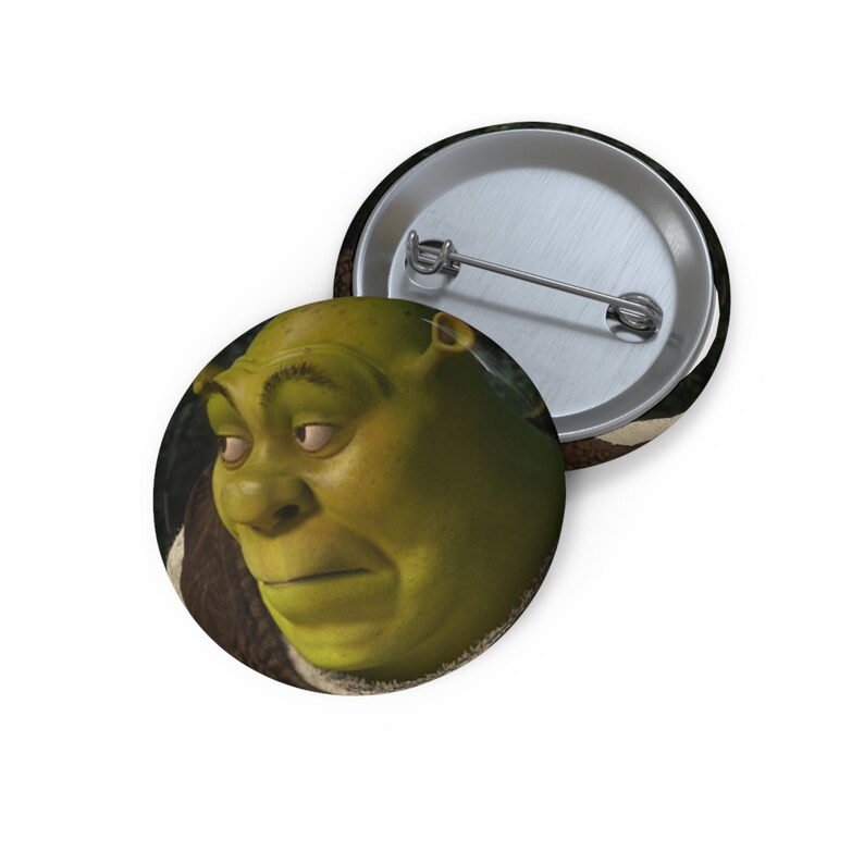 Shrek Face Meme Pin - Etsy