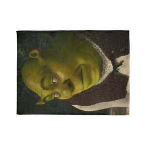 Shrek Face Meme Blanket - Etsy