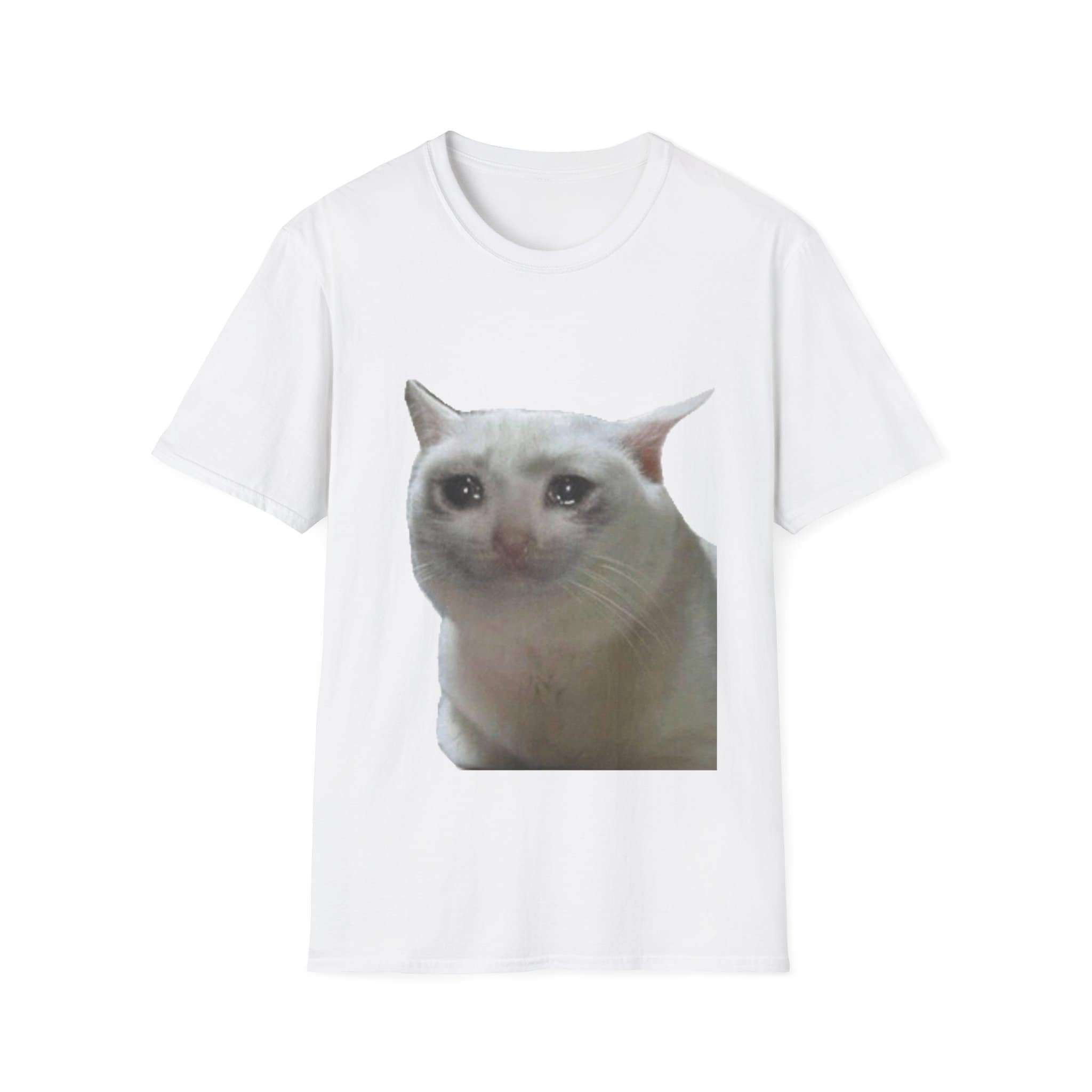 Crying Cat Meme Shirt - Etsy