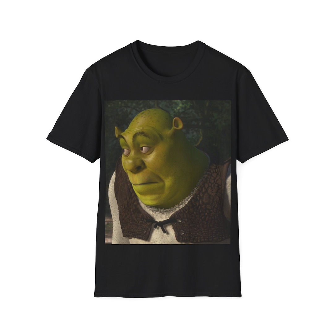 Shrek Face Meme T-shirt - Etsy