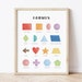 German Shapes Poster German Preschool Worksheets Printable Geometric ...