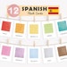 Spanish Colors Flashcards Printable Flash Cards for Kids Colours ...