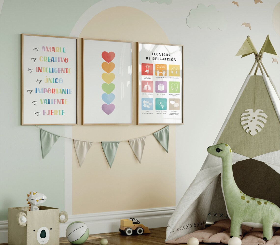 Spanish Affirmation Posters Español Calming Corner Spanish Prints ...