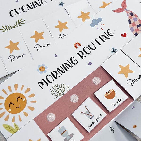 Daily Good Habits Chart - Etsy