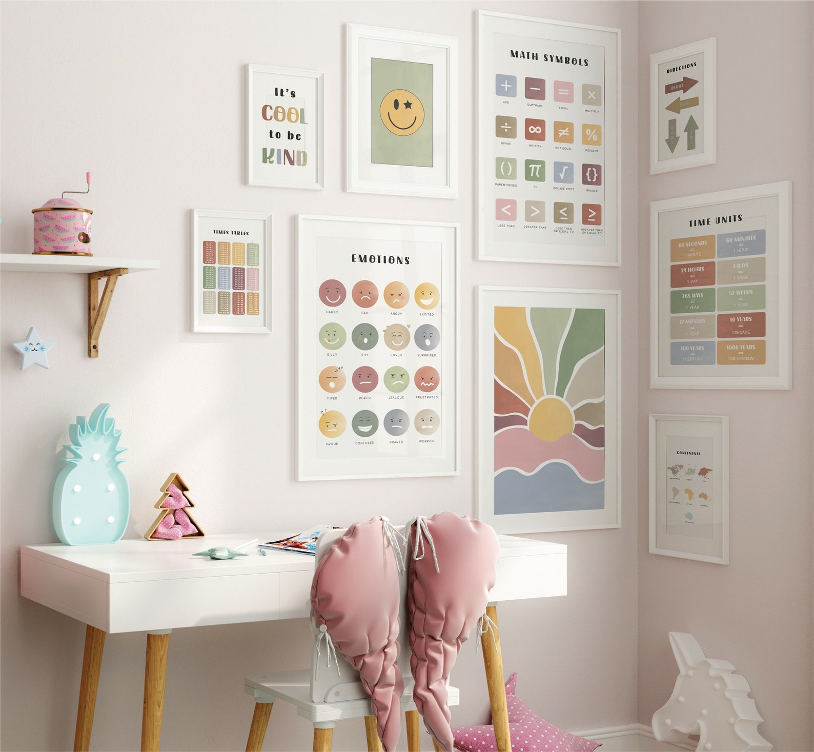 Educational Posters for Kids Educational Bundle Homeschool Printables ...