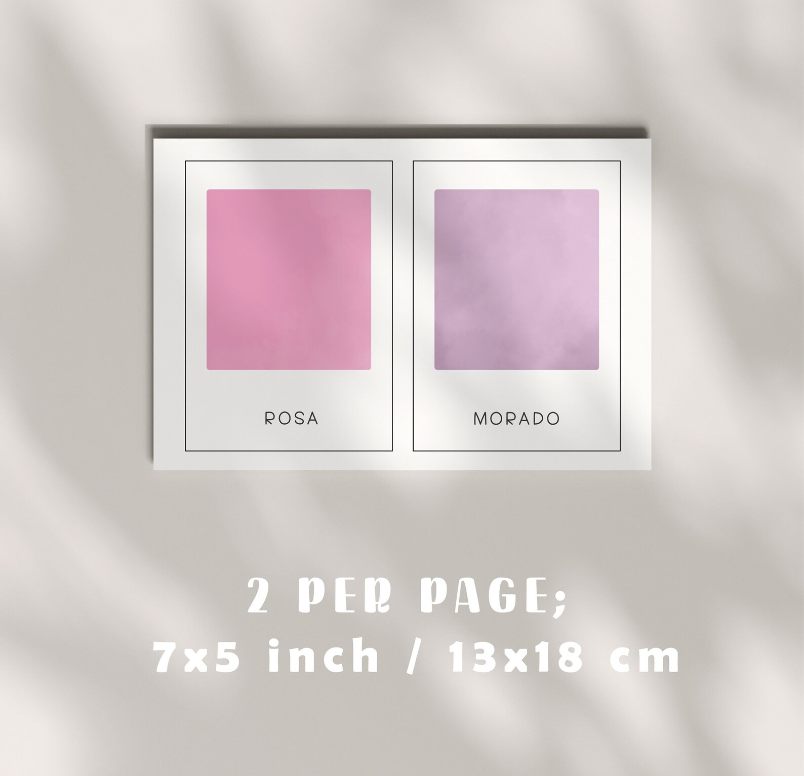 Spanish Colors Flashcards Printable Flash Cards for Kids Colours ...