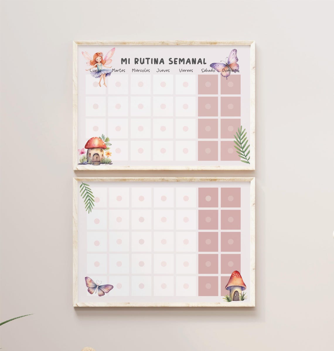 Plantillas De Rutinas Diarias Para Niños Calendario Visual Calendario ...