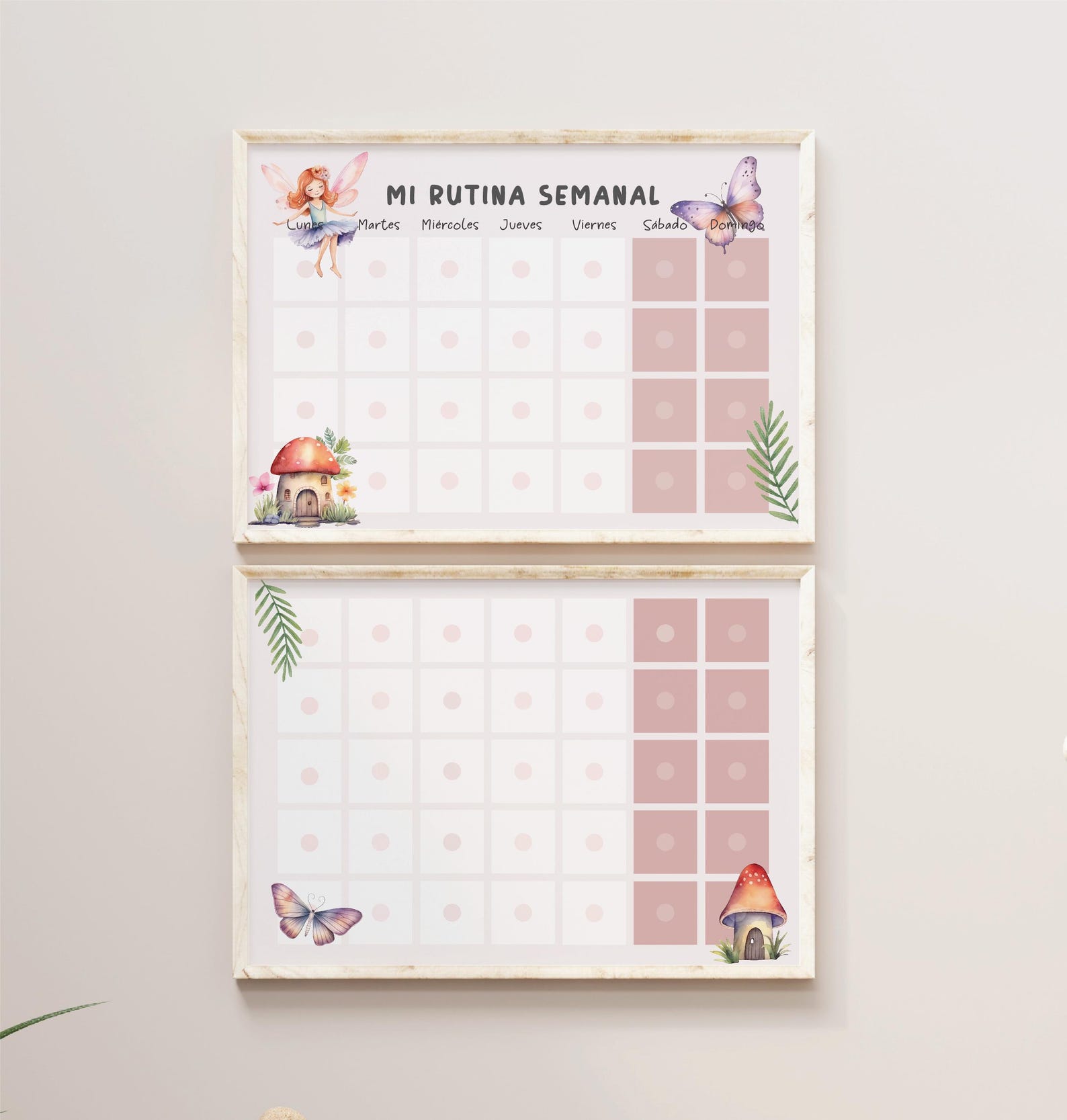 Plantillas De Rutinas Diarias Para Niños Calendario Visual Calendario ...