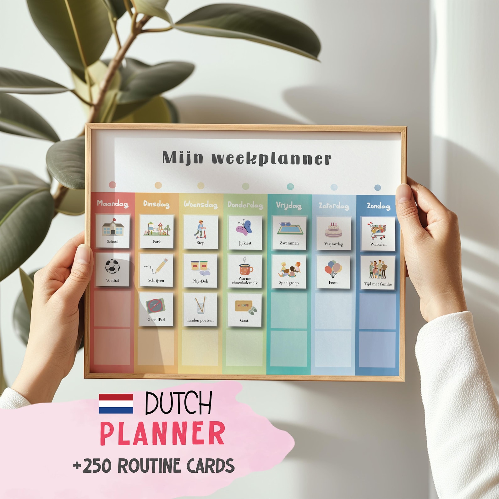 Dutch Kids Planner Visuele Planner Routine Kaarten Voor Kinderen Met ...