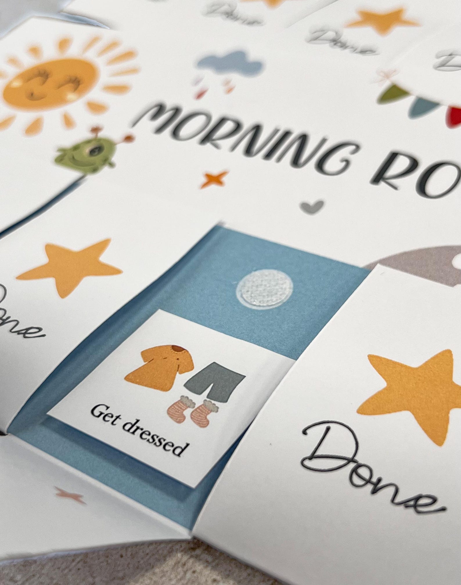 Kids Organization Tool Chore Chart Morning Routine for Kids Evening ...