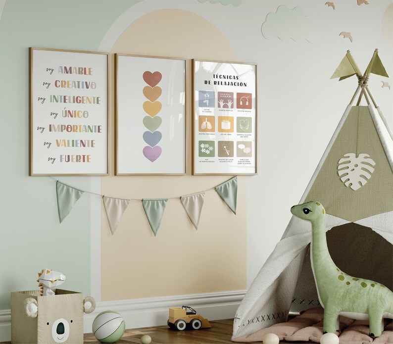 Spanish Positive Affirmations for Kids Spanish Posters Spanish Class ...