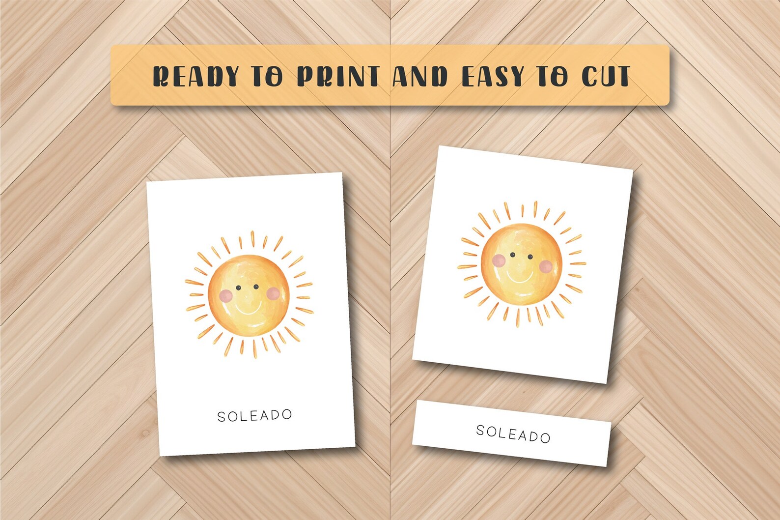 Spanish Weather Flashcards for Kids Printables Spanish Teacher ...