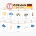 German Weather Flash Cards German Learning Montessori German Education ...