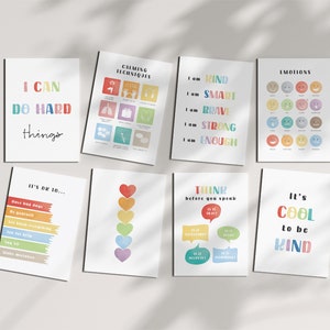 Positive Affirmations for Kids Playroom Decor I Am Affirmations Nursery ...