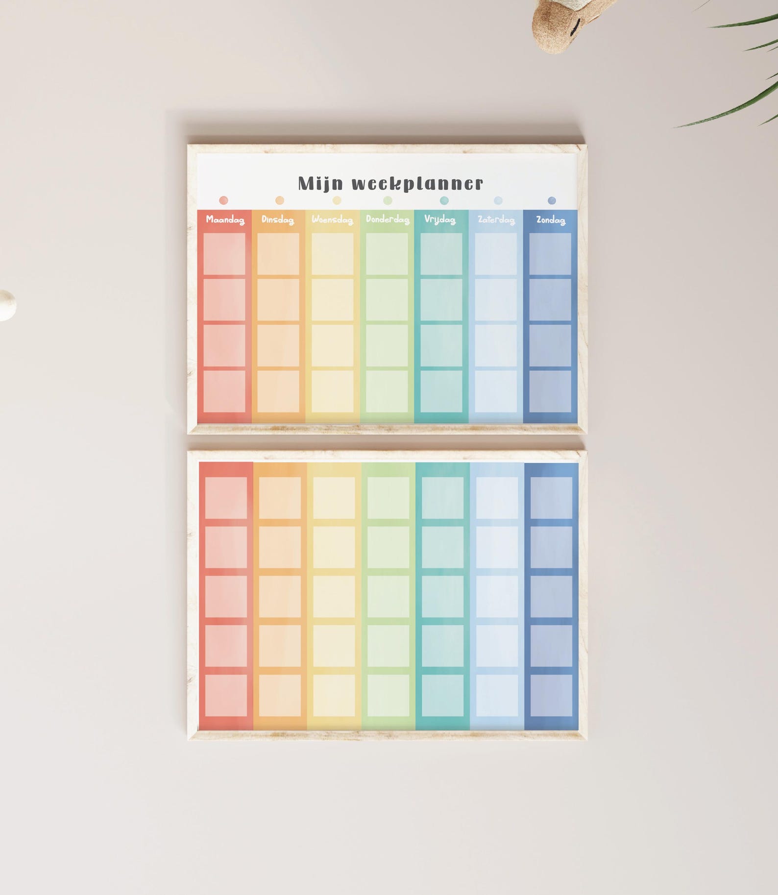 Dutch Kids Planner Visuele Planner Routine Kaarten Voor Kinderen Met ...
