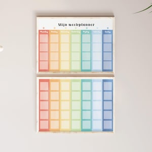 Dutch Kids Planner Visuele Planner Routine Kaarten Voor Kinderen Met ...